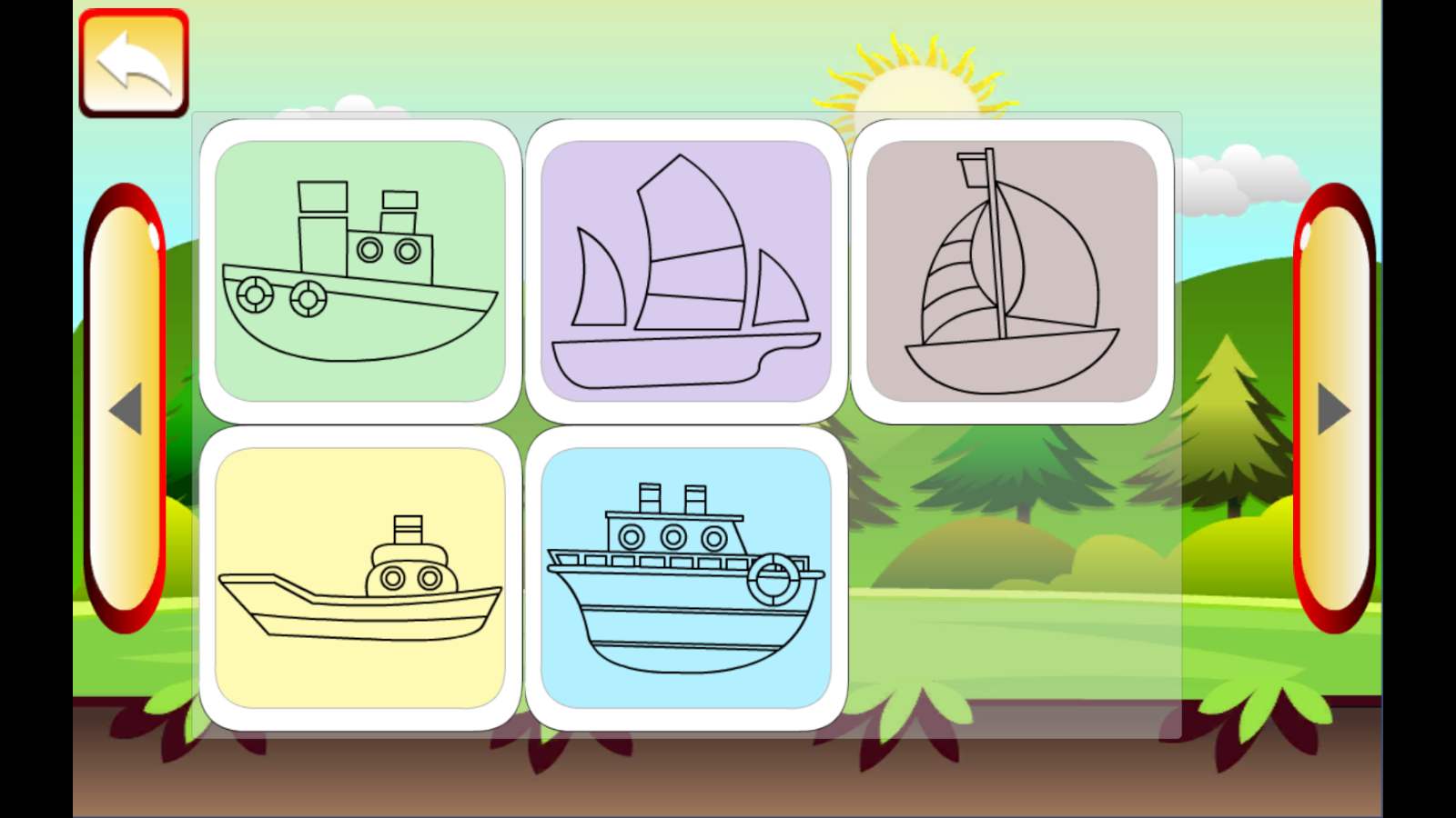 Edukida - Your Own Coloring Ships Unity Kids Game With Admob For Android and iOS by NorthPick